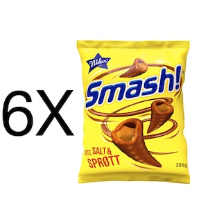 Nidar Smash Norwegian Milk Chocolate Snacks 6x200g - Etsy