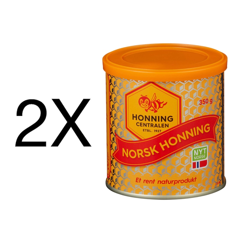Norwegian Honey Honning Centralen Norsk Honning 2x350g - Etsy