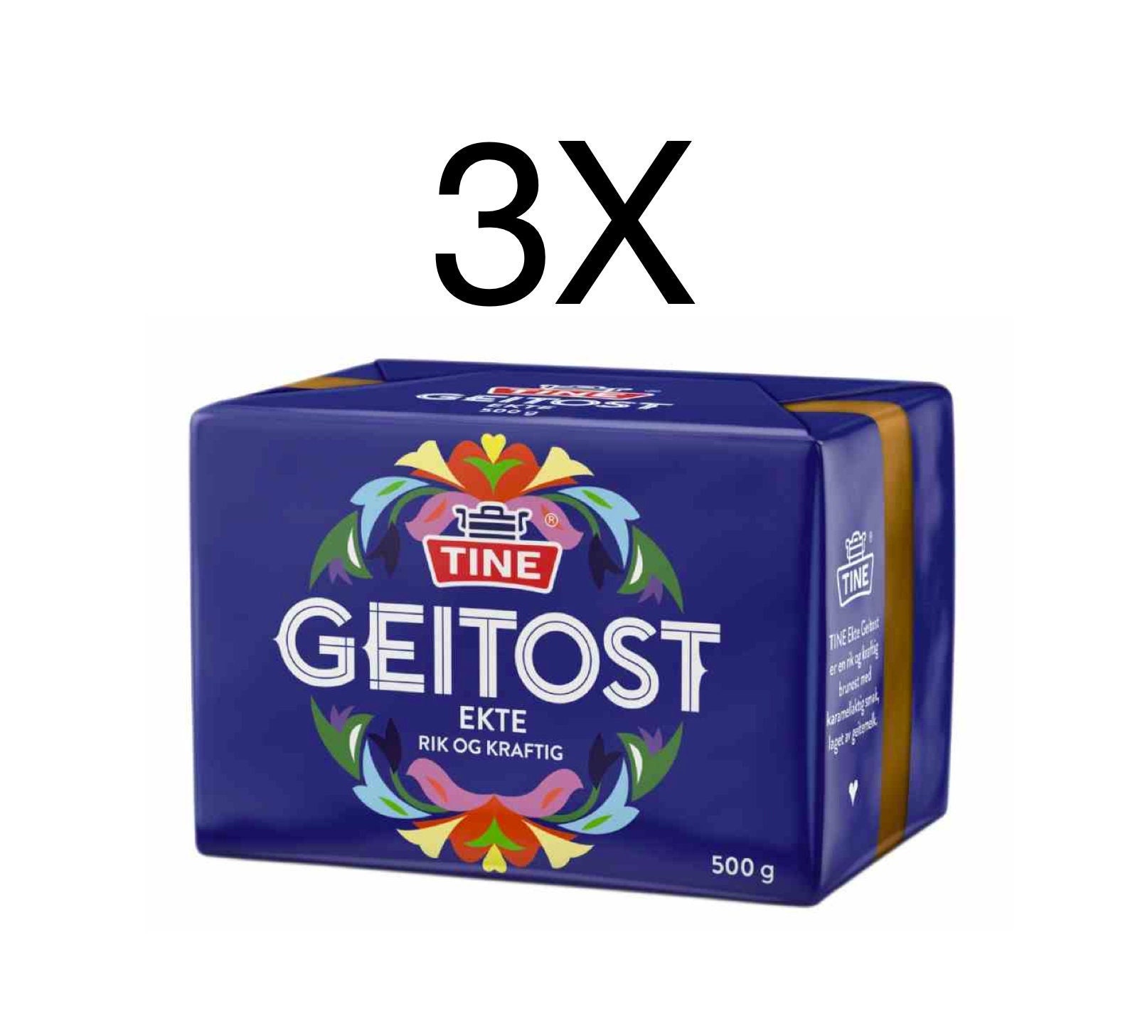 Tine Brunost Norwegian Brown Cheese Geitost Caramel 3x500g - Etsy