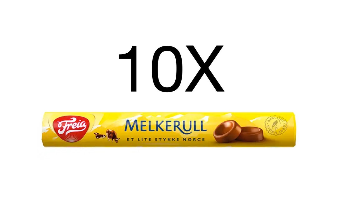 Melkerull Freia Norwegian Milk Chocolate 10x74g - Etsy