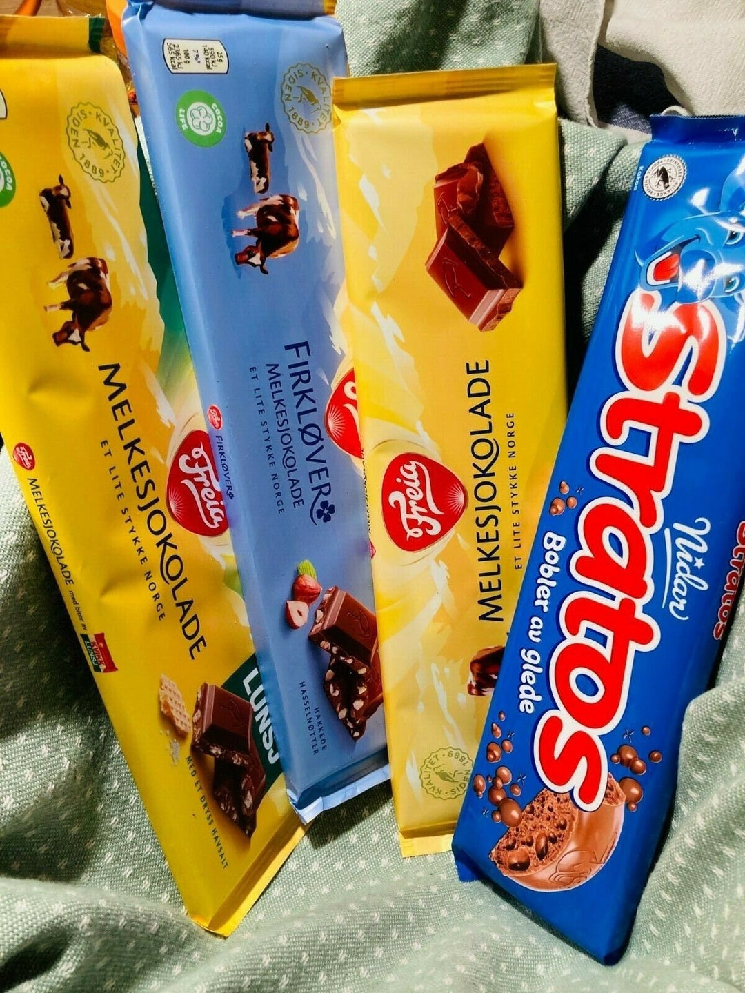 Norwegian Candy Mix #5 Stratos Melkesjokolade Firkløver Kvikk Lunsj - Etsy