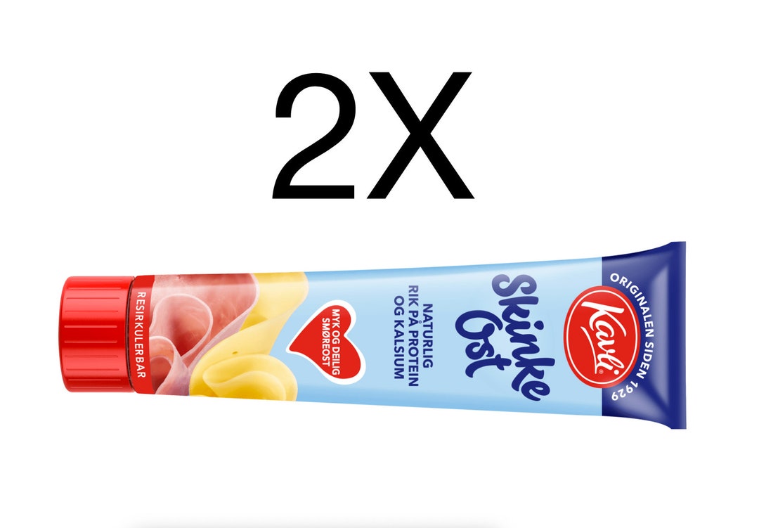 Kavli Norwegian Ham Cheese Spread Skinke Ost Skinkeost 2x175g - Etsy