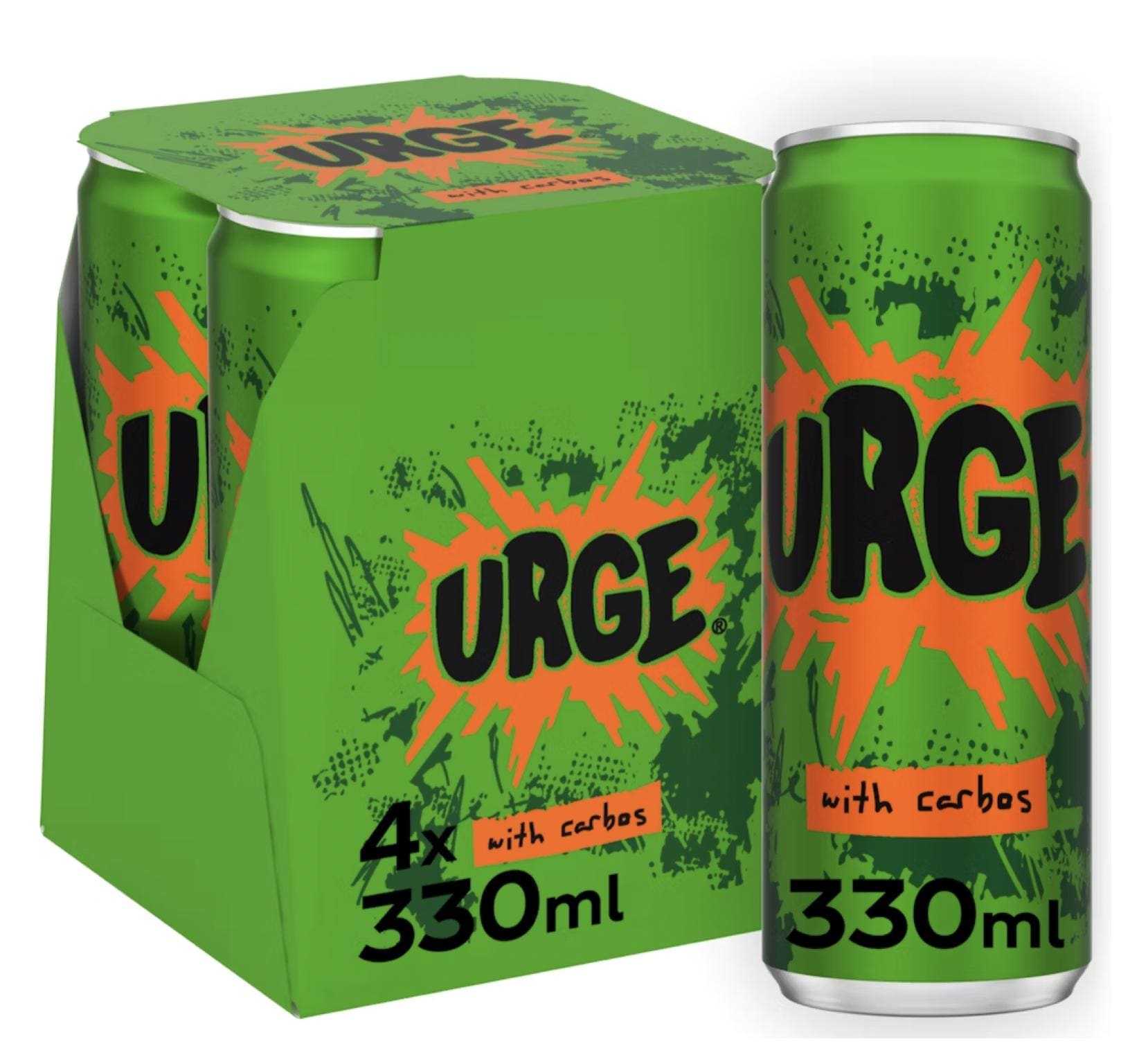 Surge Urge Soda Citrus Flavor Soft Drink Beverage 5X330ML *brand New ...