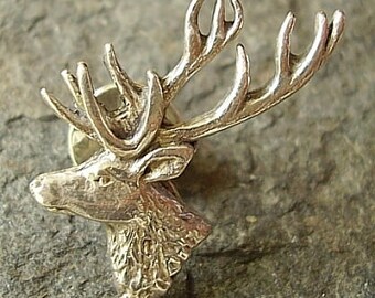 Stag Brooch - Etsy