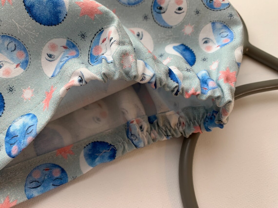 MOON PHASES European Style Surgical Scrub Cap or Snood, Regular or Long ...