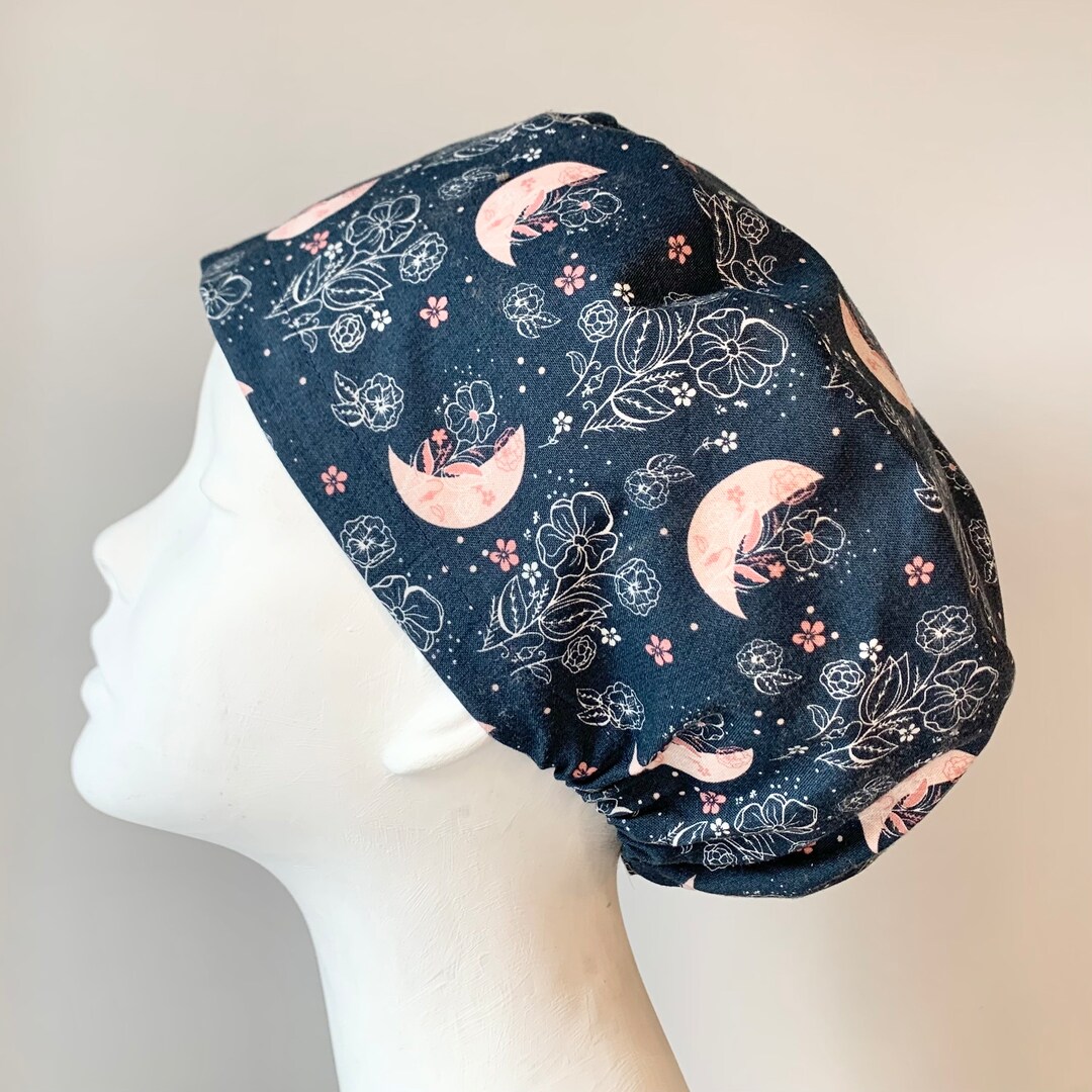 ROSE MOON European Style Surgical Scrub Cap or Snood, Regular or Long ...