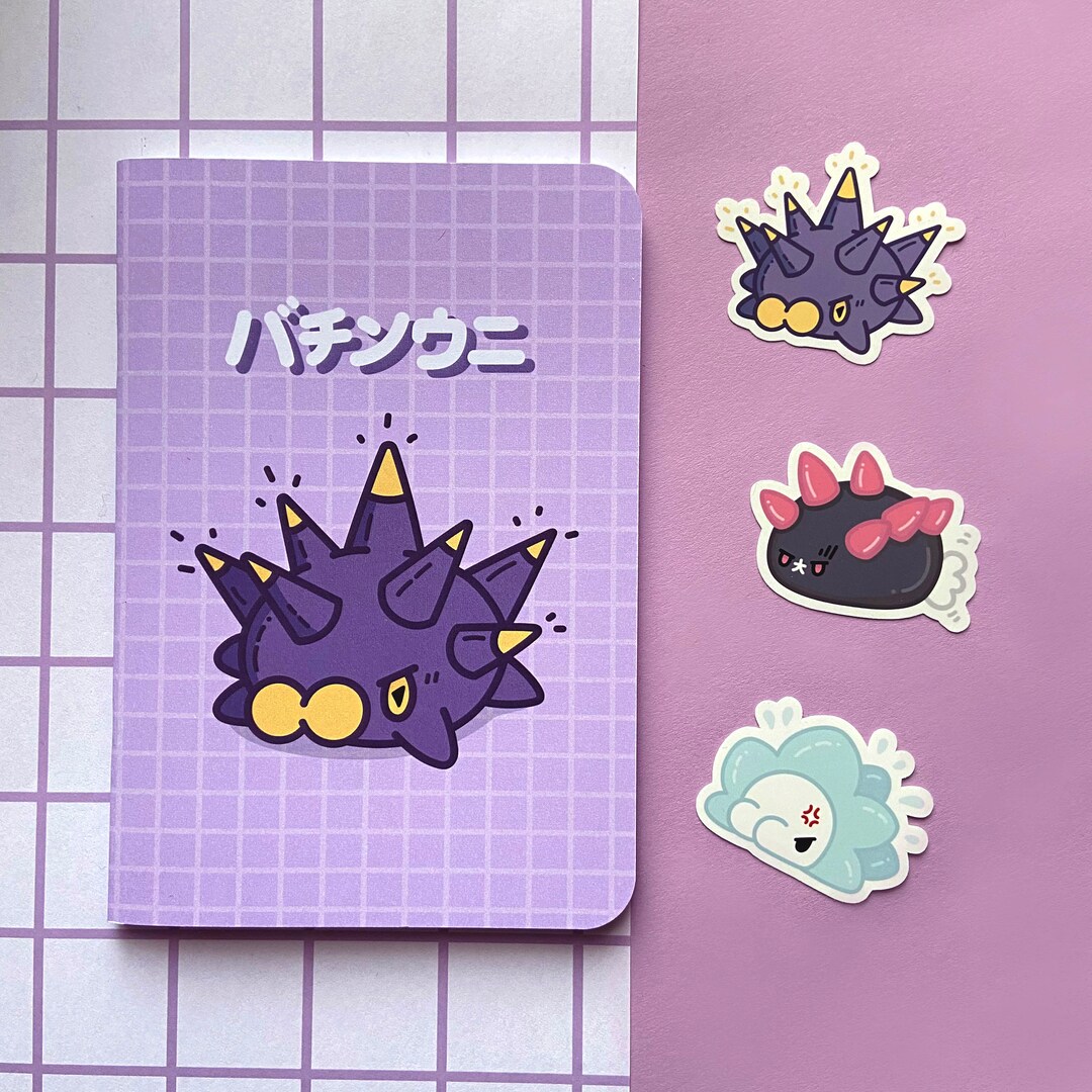 A6 Small Cute Angry Bean Creature Monsters Manga Kawaii Anime - Etsy UK