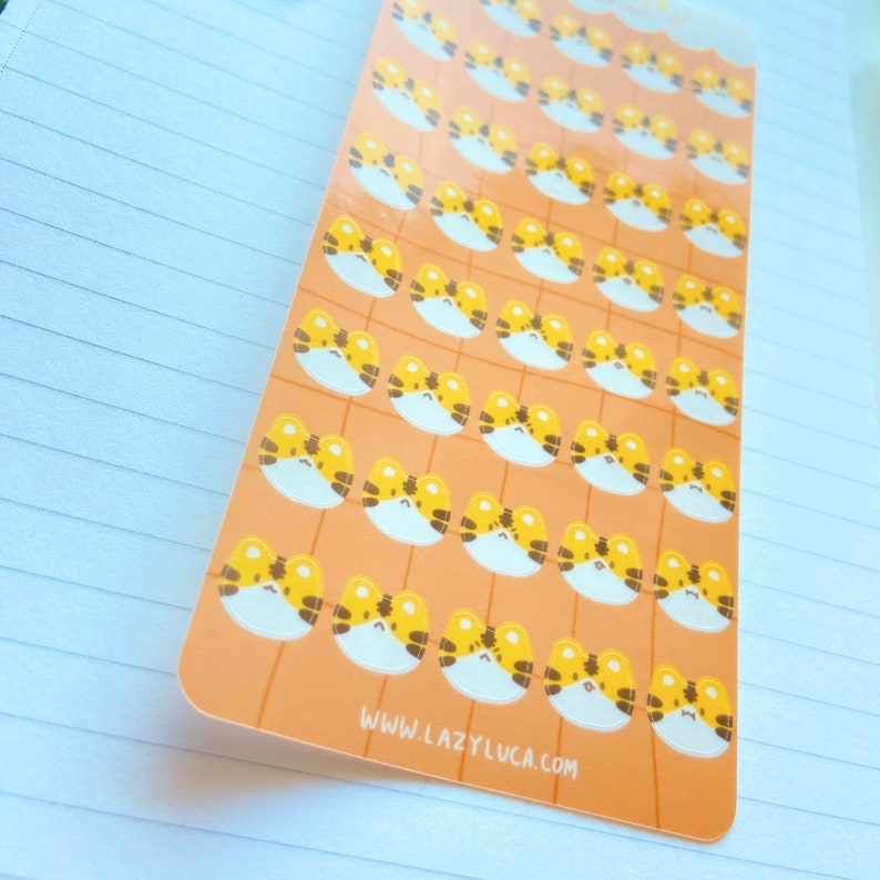 Tora Tiger Emoji Planner Sticker Sheet, Kawaii Stationery - Etsy Canada