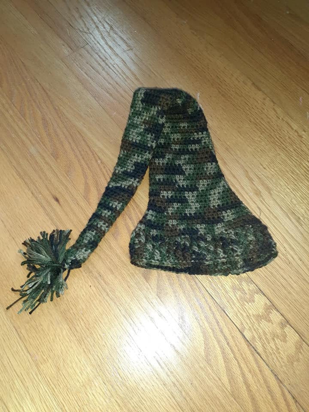 Handmade, Custom Made to Order: Camouflage Baby/infant Stocking Hat - Etsy