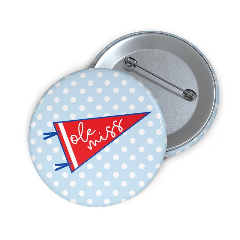 Ole Miss Rebels Game Day Button 4 Pack With Pearl Detailing | 2.25 ...