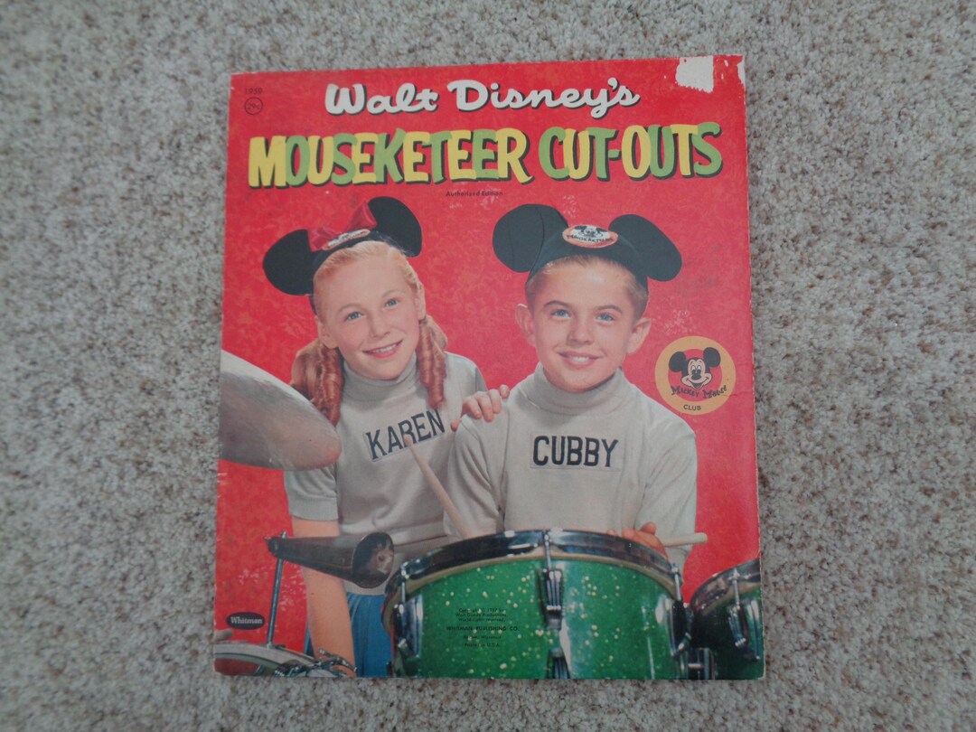 Karen and Cubby Mouseketeer Cut-outs - Etsy