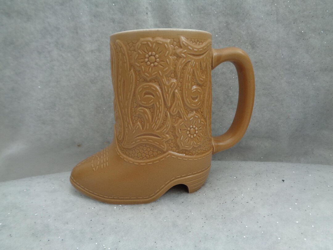 Cowboy Boot Coffee Mug - Etsy
