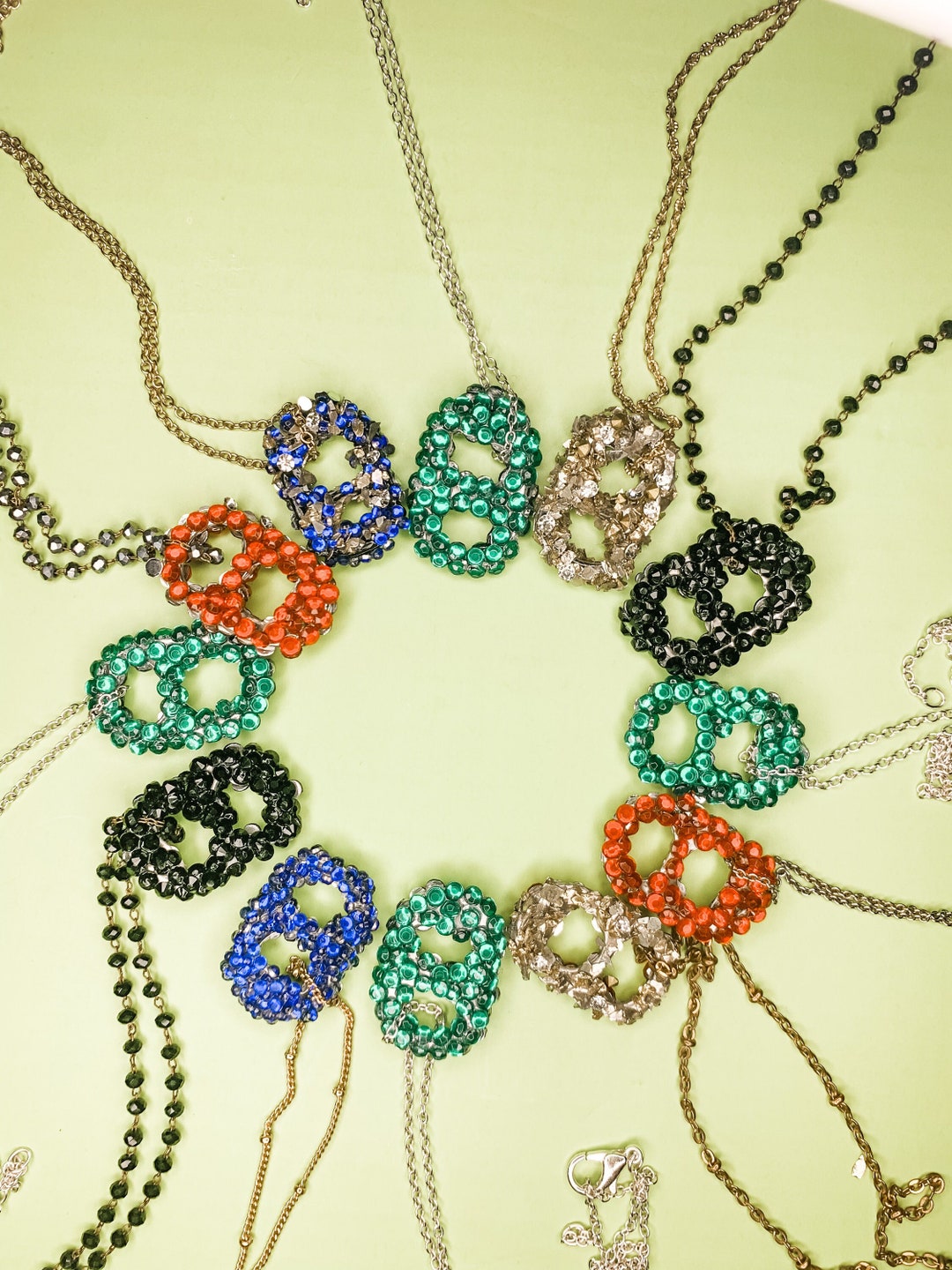 Can Tab Pendant Necklace Sarah Cameron Bottle Jewelry OBX Embellished ...