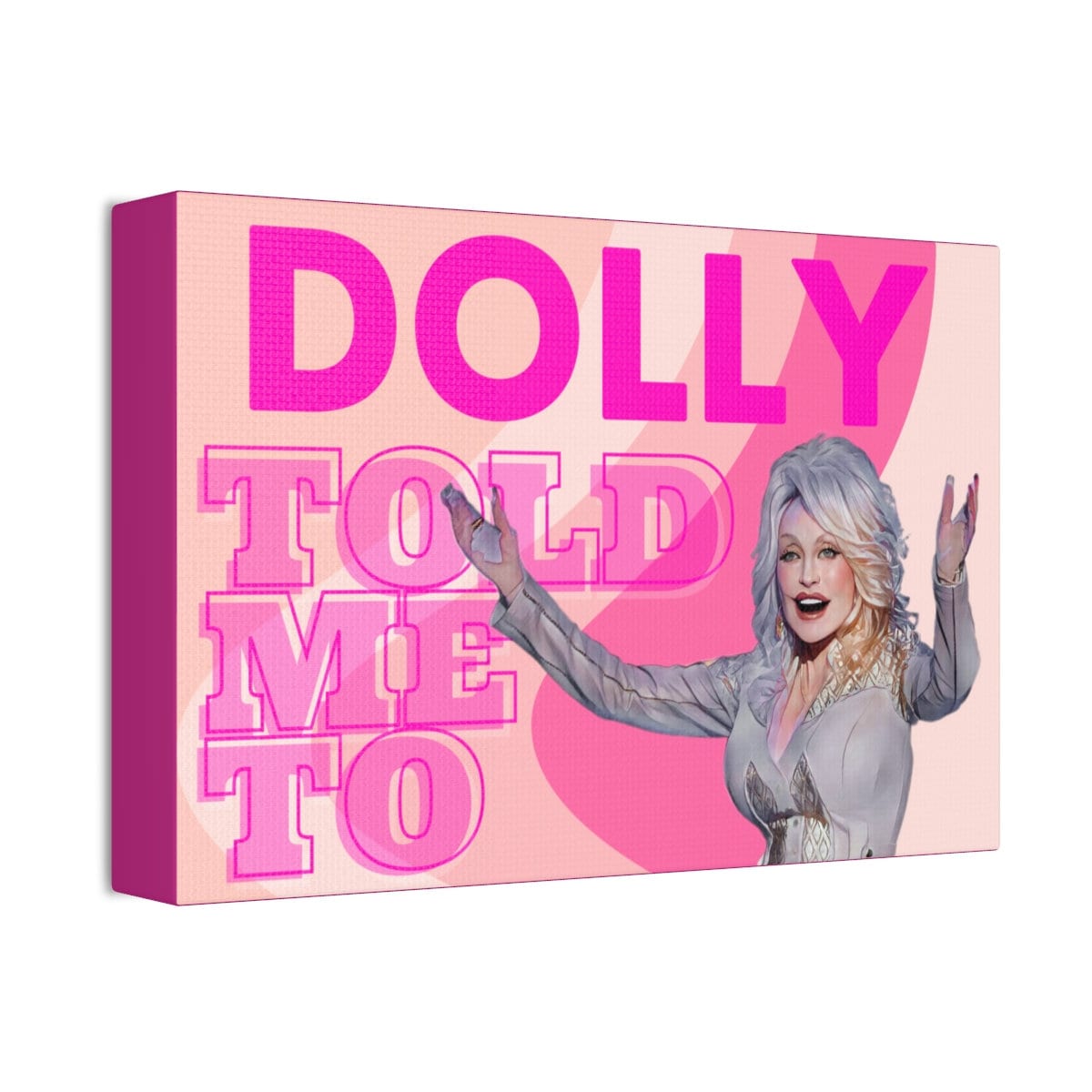 Dolly Parton Canvas in Pink Country Music Elvis Presley Icons Jolene ...