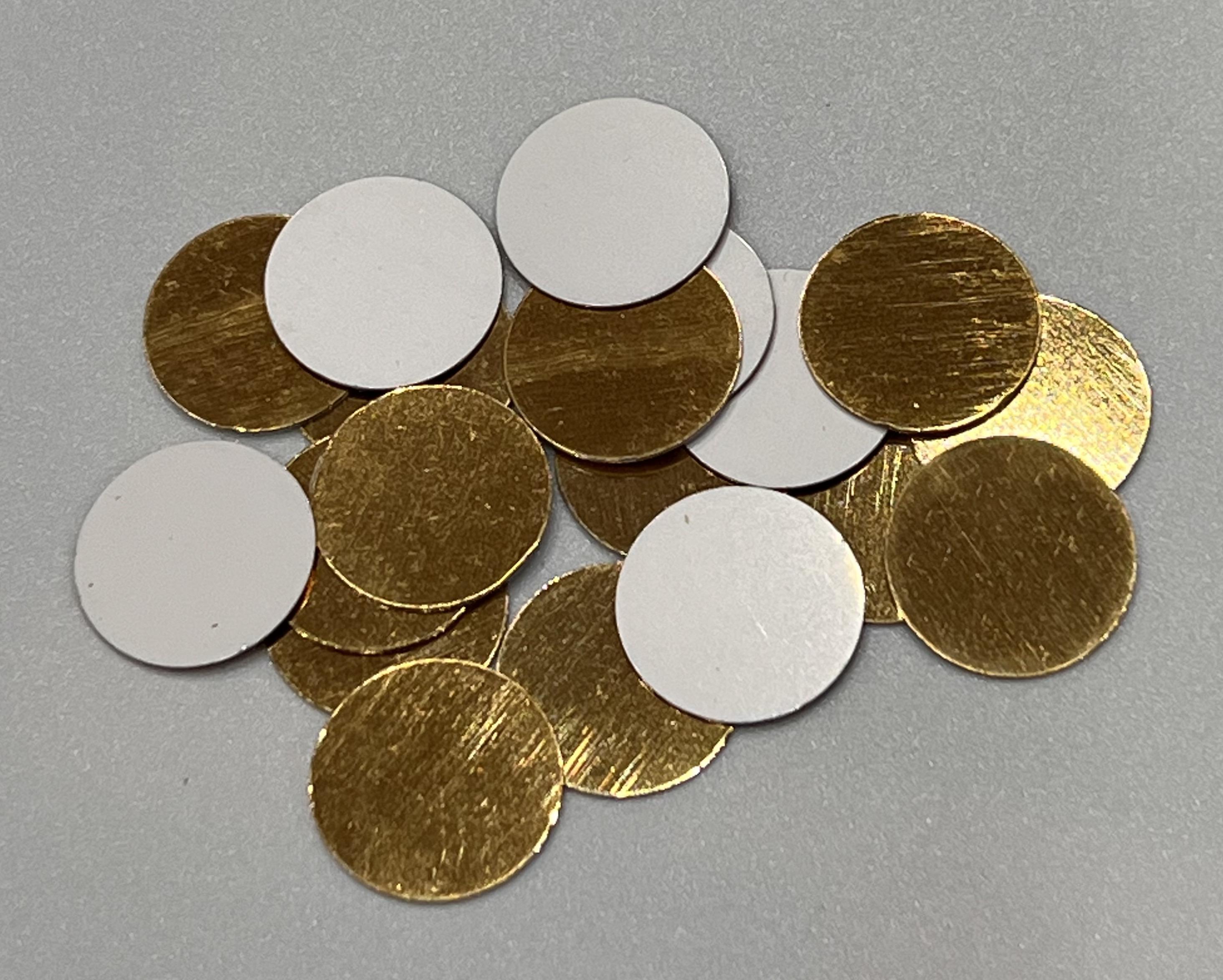 100 Round Plastic Shisha Mirrors for Embroidery Quilting Craft - Size ...