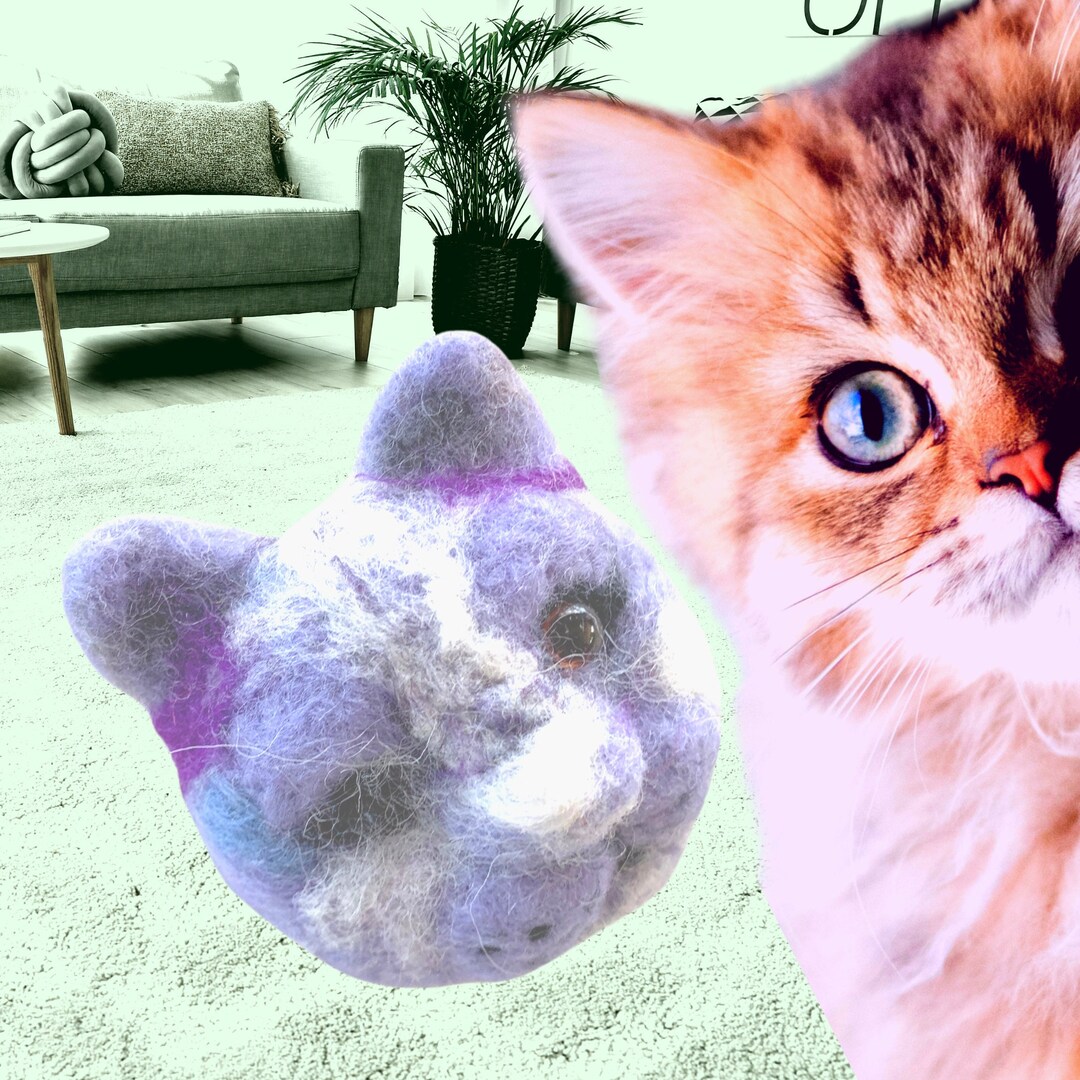 BLUEY CAT Toy...hand Felted...australian Merino Wool..fun - Etsy