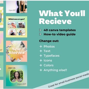 Elevate Your Social Media Game With 40 Trendy Canva Templates! (no ...