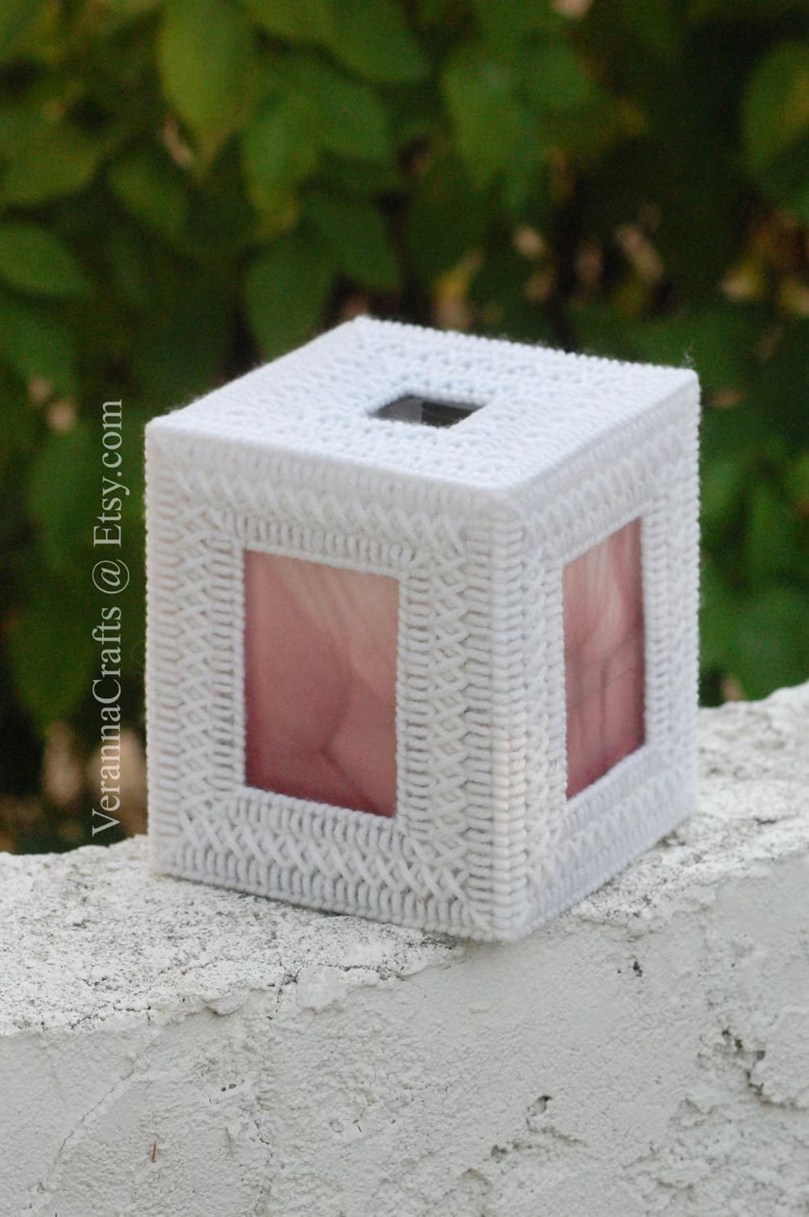 Picture Frame Tissue Box Cover, Wedding Gift, Family Pictures, Photo ...