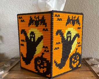 Halloween Tissue Box Cover - Etsy