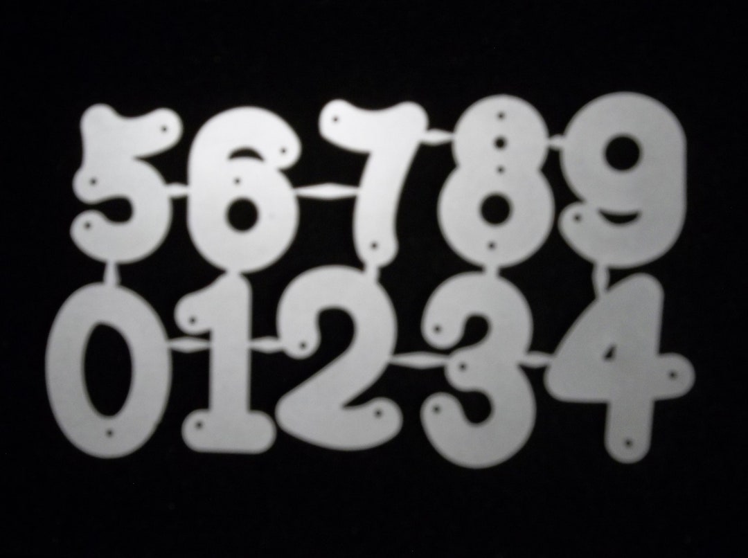 Metal Craft Die NUMBERS NEW - Etsy