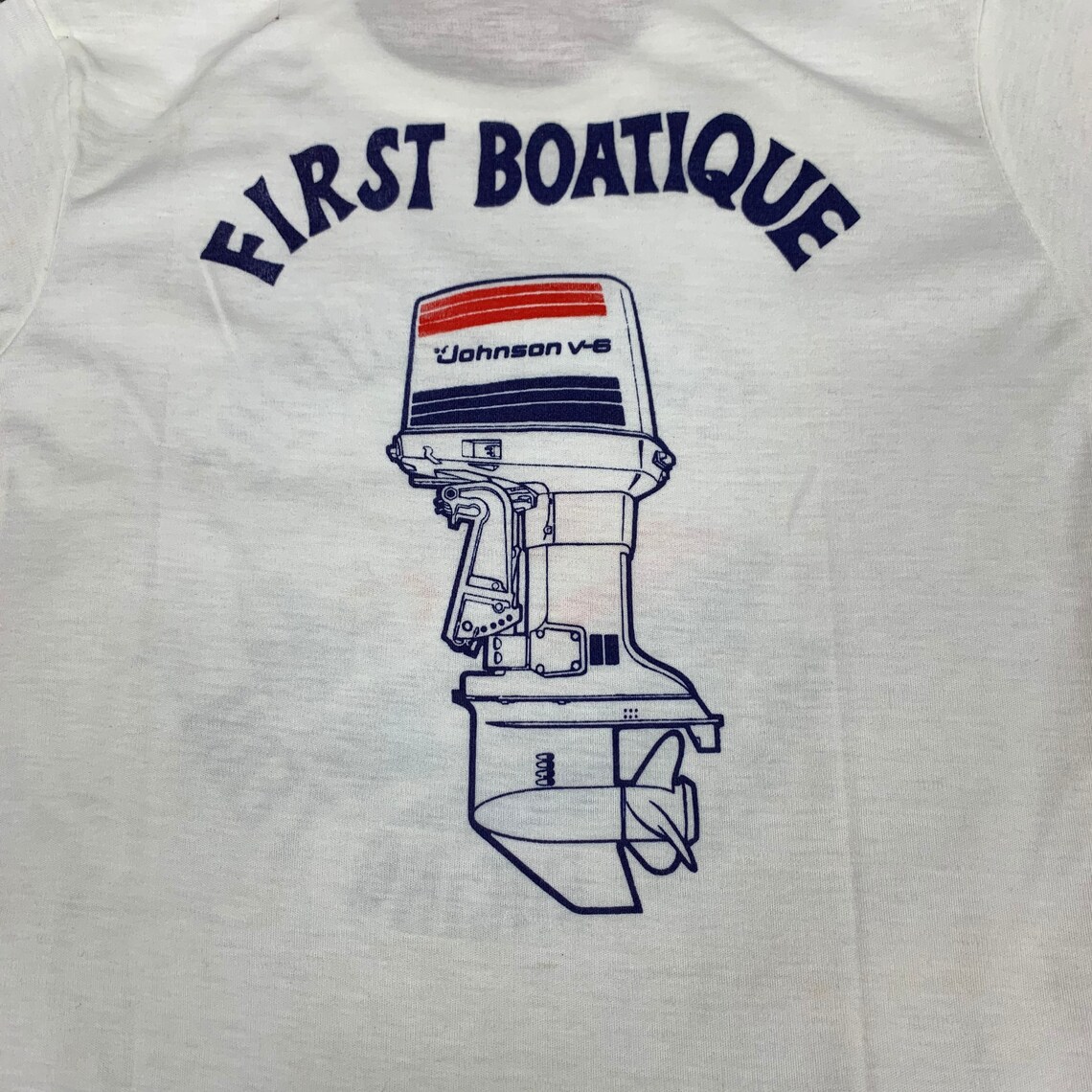 Vintage 70s Johnson Racing Team V6 Tee T Shirt Memorabilia | Etsy