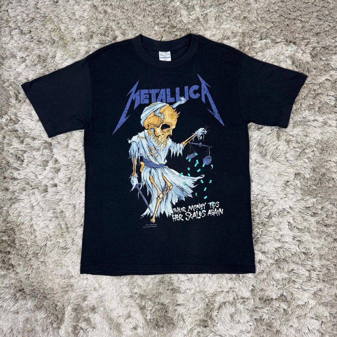 Vintage 1989 Metallica Doris Tee T Shirt 80s - Etsy