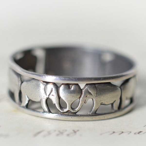 Elephants and Hearts - Etsy