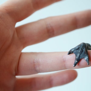 ANTIQUE Surrealist Sculpture Bronzed Tin Goose Foot With Mariner Shell ...