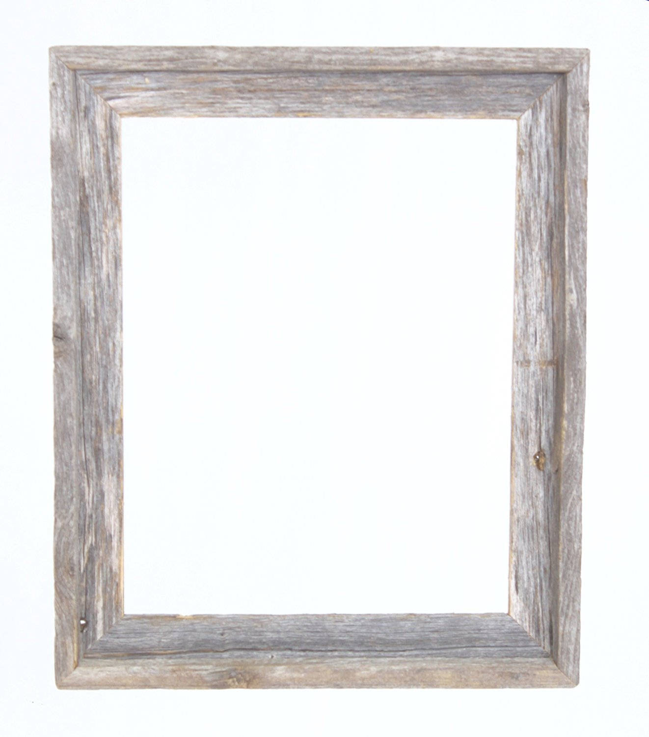 Barnwoodusa Signature Reclaimed Rustic Open Frame No Glass | Etsy