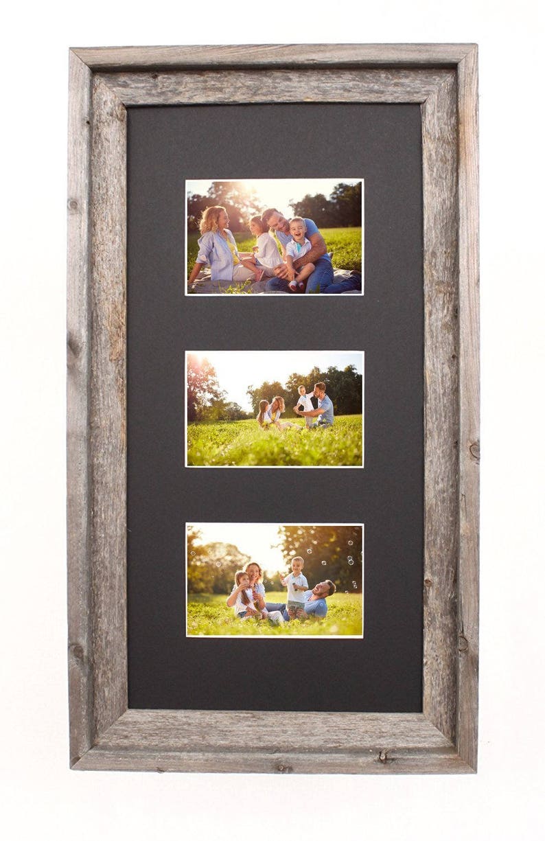 Barnwoodusa Multi Opening Mat With 100% Reclaimed Wood Frame | Etsy
