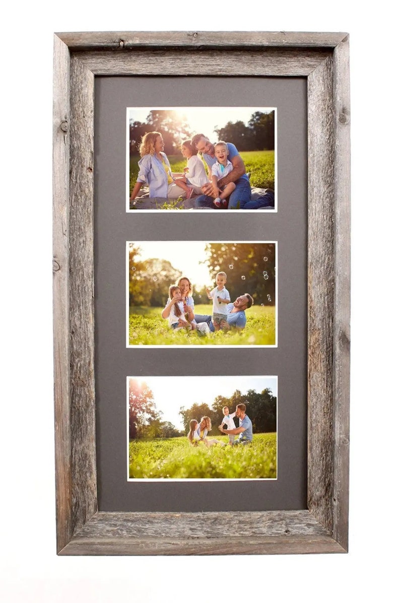 Barnwoodusa Multi Opening Mat With 100% Reclaimed Wood Frame - Etsy