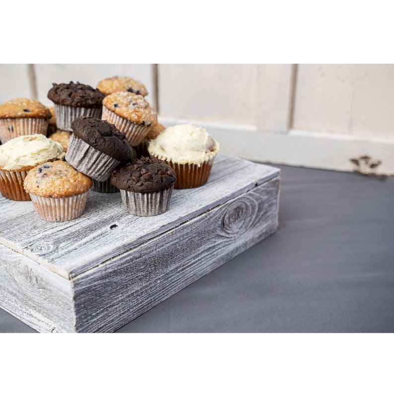 Barnwoodusa | Wood Cake Stand | 15"x15" | Variation | Rustic Wooden ...