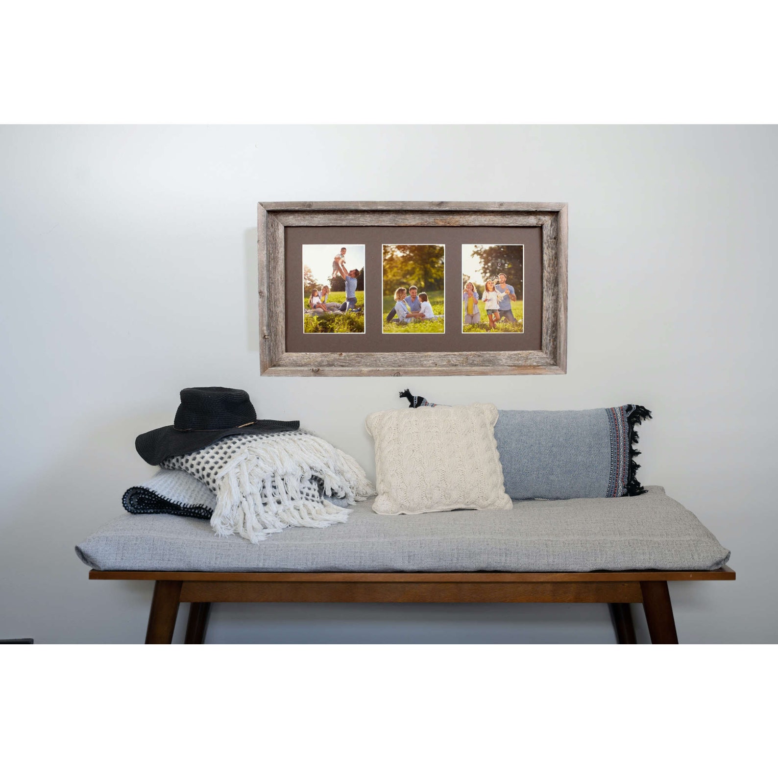 Barnwoodusa Multi Opening Mat With 100% Reclaimed Wood Frame - Etsy