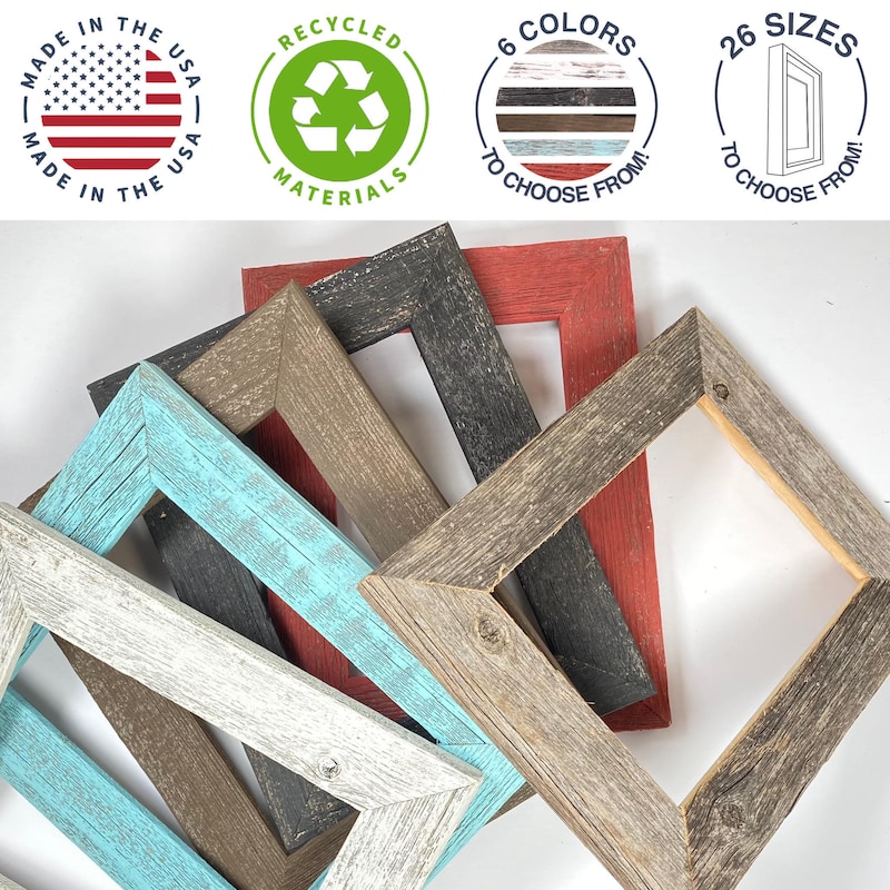 Rustic Wooden Frame - Etsy