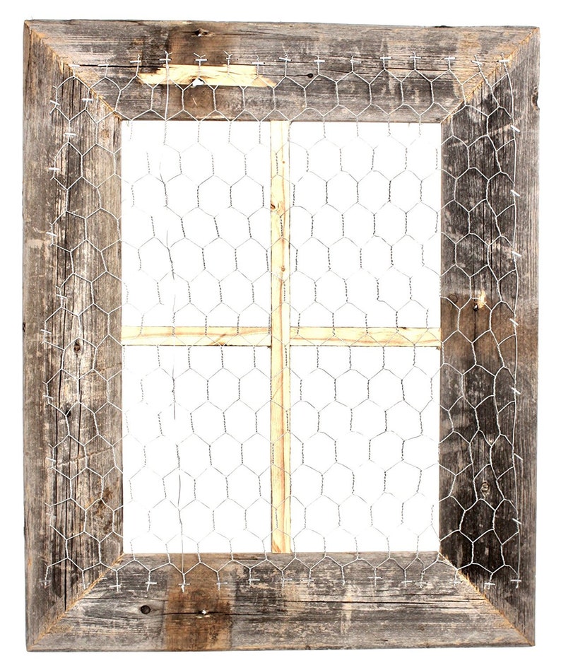 Barnwoodusa | Window Frame With Chicken Wire, Jewelry Organizer - 10 ...