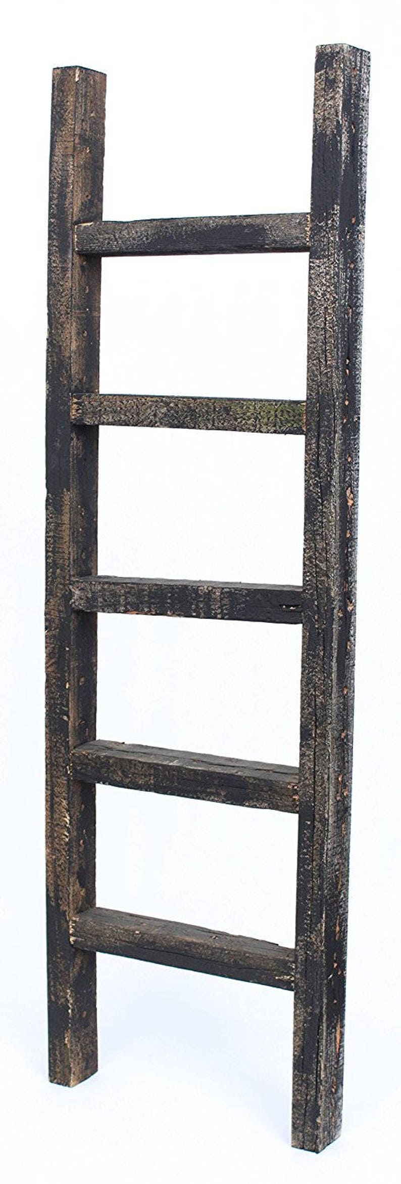 Blanket Ladder Decorative Ladder Rustic Wood Ladder - Etsy Blanket Ladder Decorative Ladder Rustic Wood Ladder - Etsy