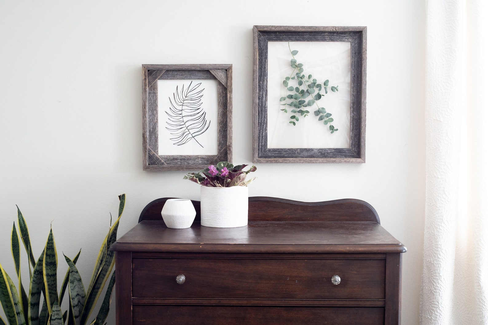 Barnwoodusa Rustic Signature Corner Block Picture Frame - 100% Up ...