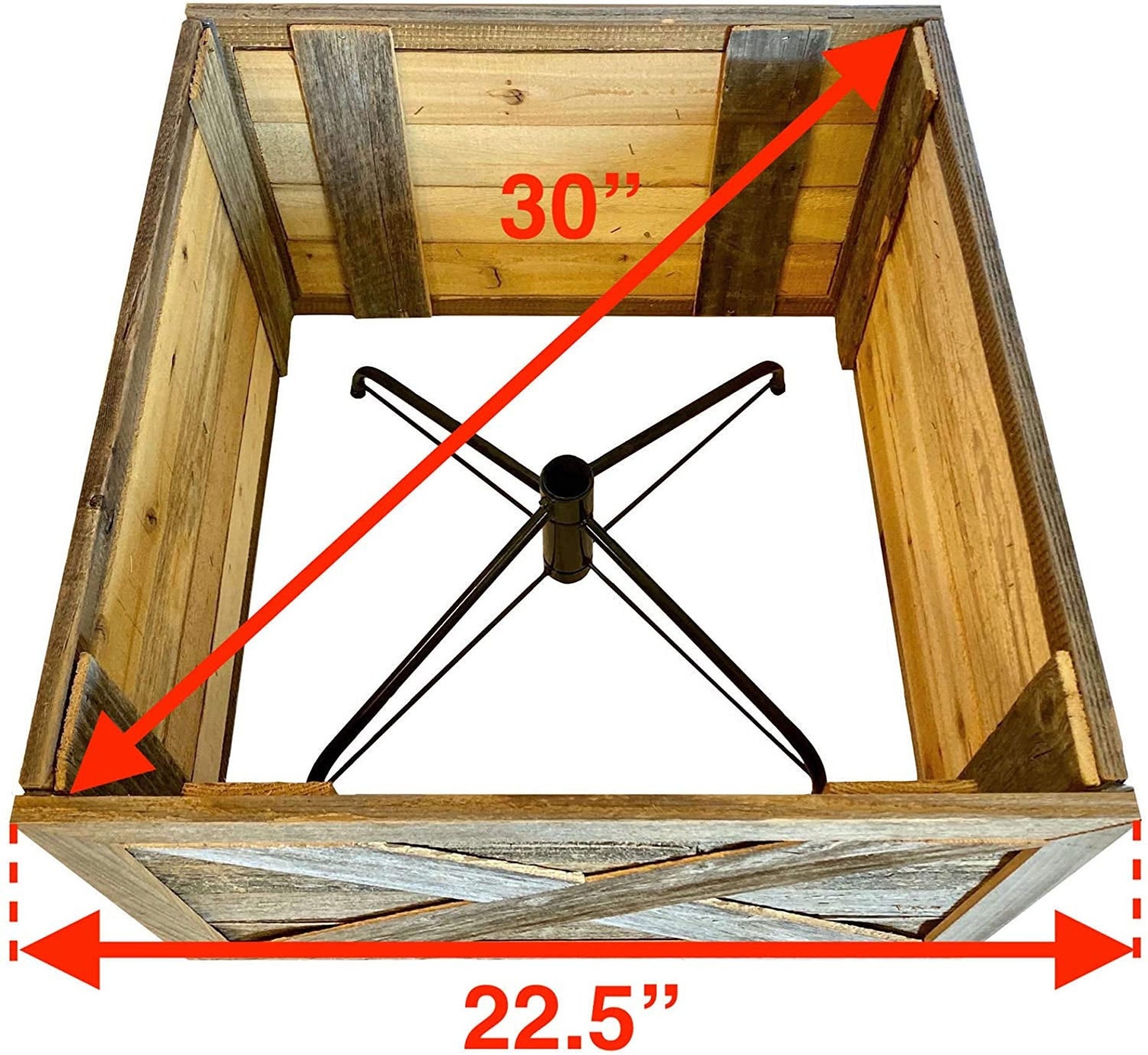 Barnwoodusa Christmas Tree Collar Wood Tree Skirt - Etsy