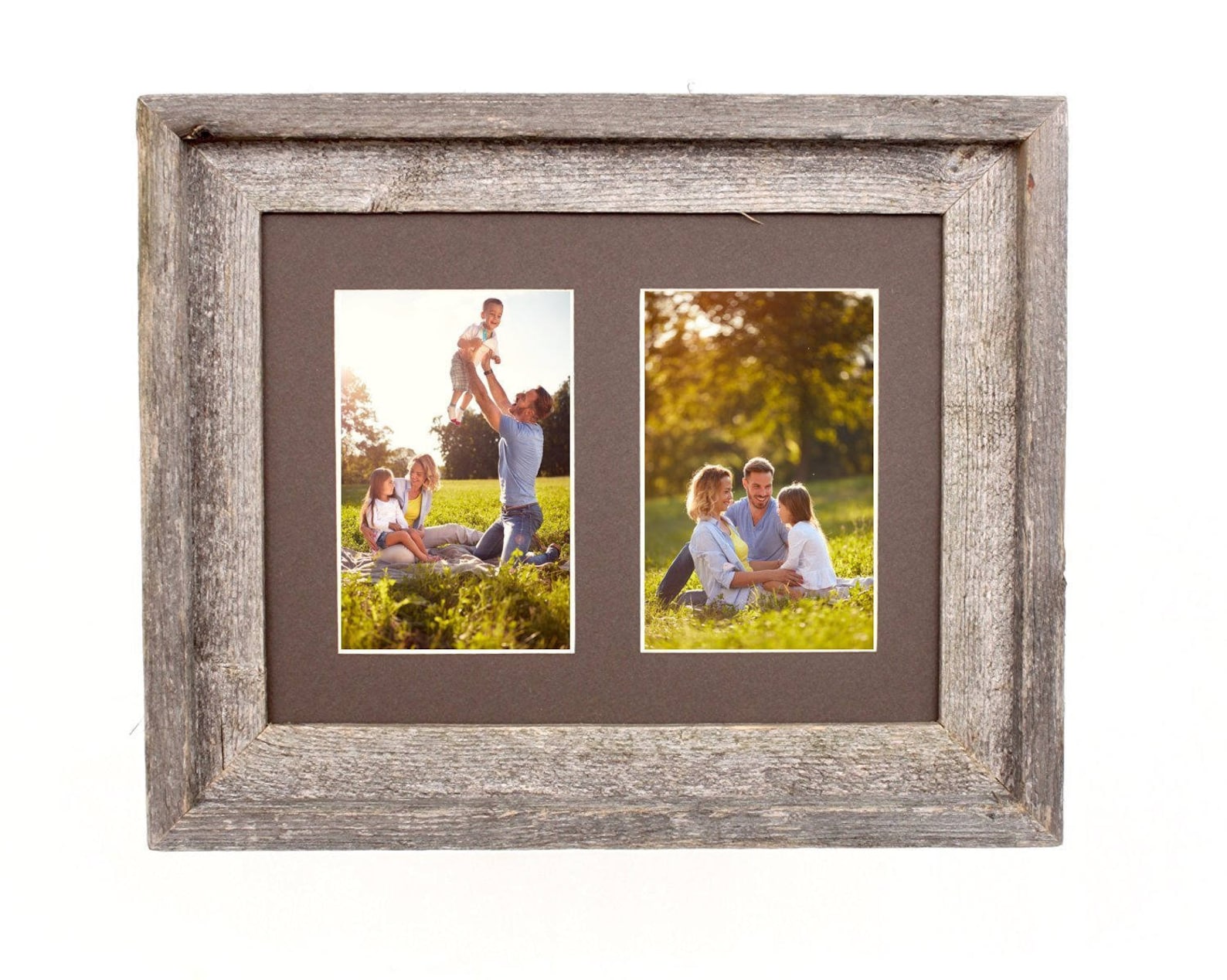 Barnwoodusa Multi Opening Mat With 100% Reclaimed Wood Frame | Etsy