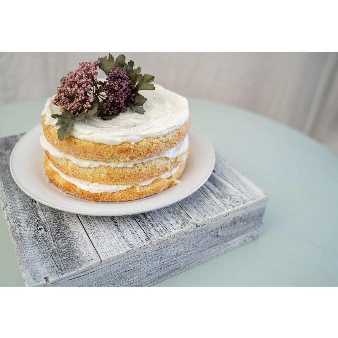 Barnwoodusa | Wood Cake Stand | 15"x15" | Variation | Rustic Wooden ...