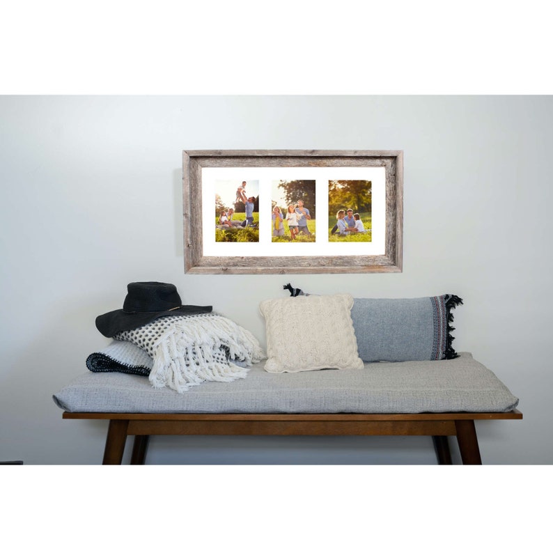 Barnwoodusa Multi Opening Mat With 100% Reclaimed Wood Frame - Etsy