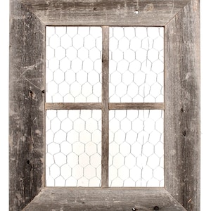 Barnwoodusa | Window Frame With Chicken Wire, Jewelry Organizer - 10 ...