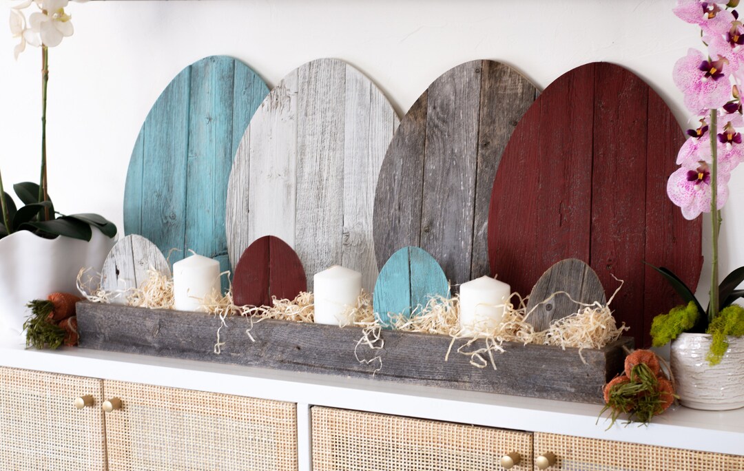 Barnwoodusa Rustic Farmhouse Reclaimed Wood Easter Egg - Etsy