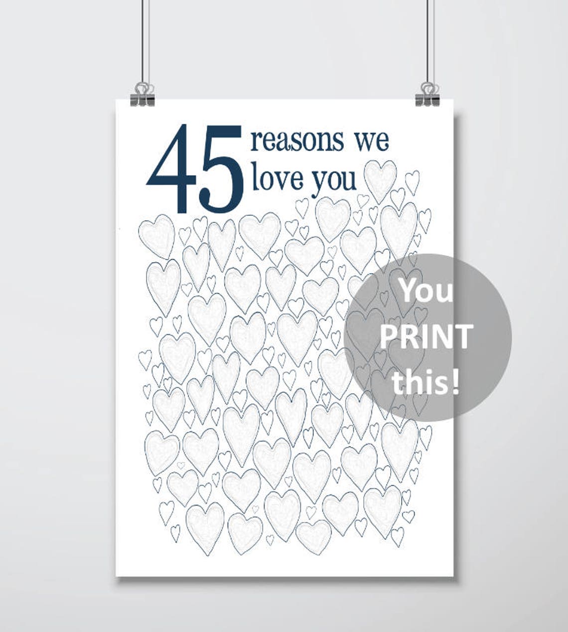 45th Birthday Gift 45th Birthday for Men for Her 45 - Etsy UK