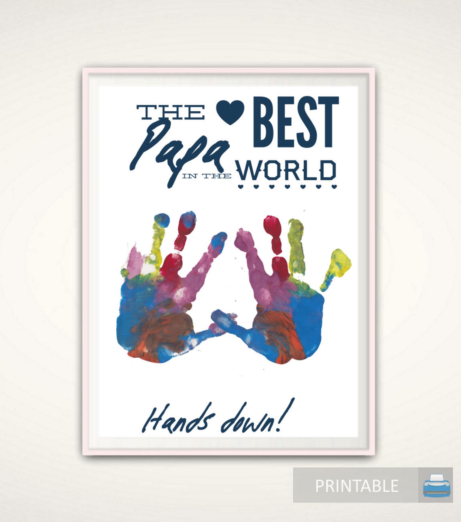 Papa Print - Christmas Gift for Papa, Personalized Gifts for Papa, Papa ...