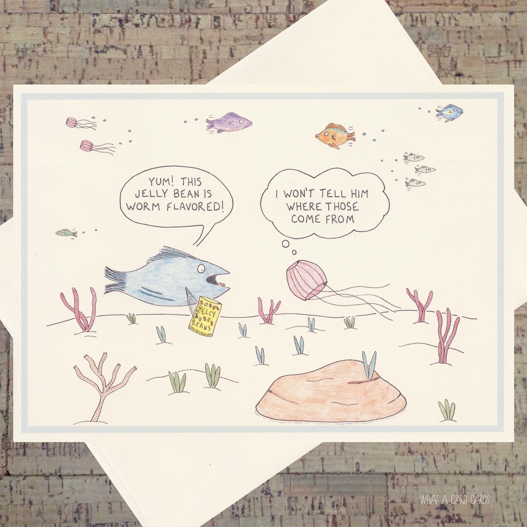 Friendship Card, Funny Greeting Card, Just Because Card, Humor Card ...