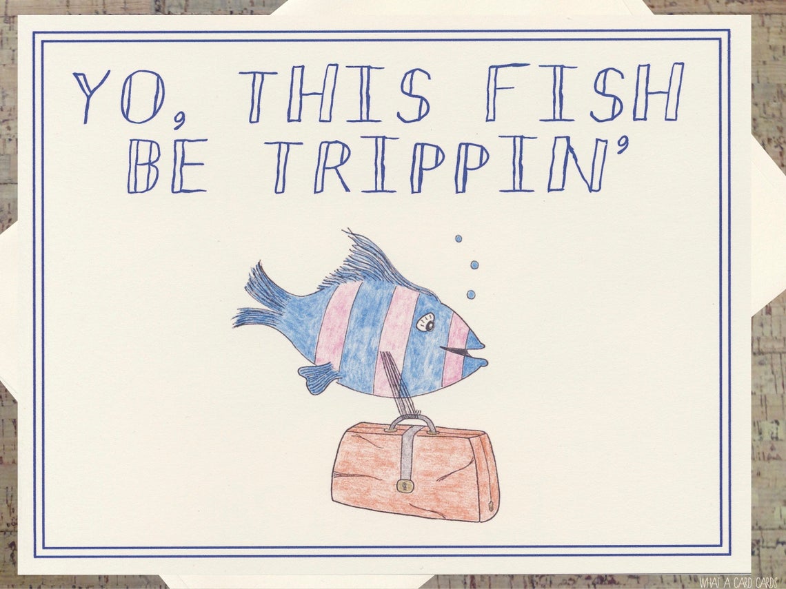 Funny Just Because Card Funny Note Card Friendship Card - Etsy