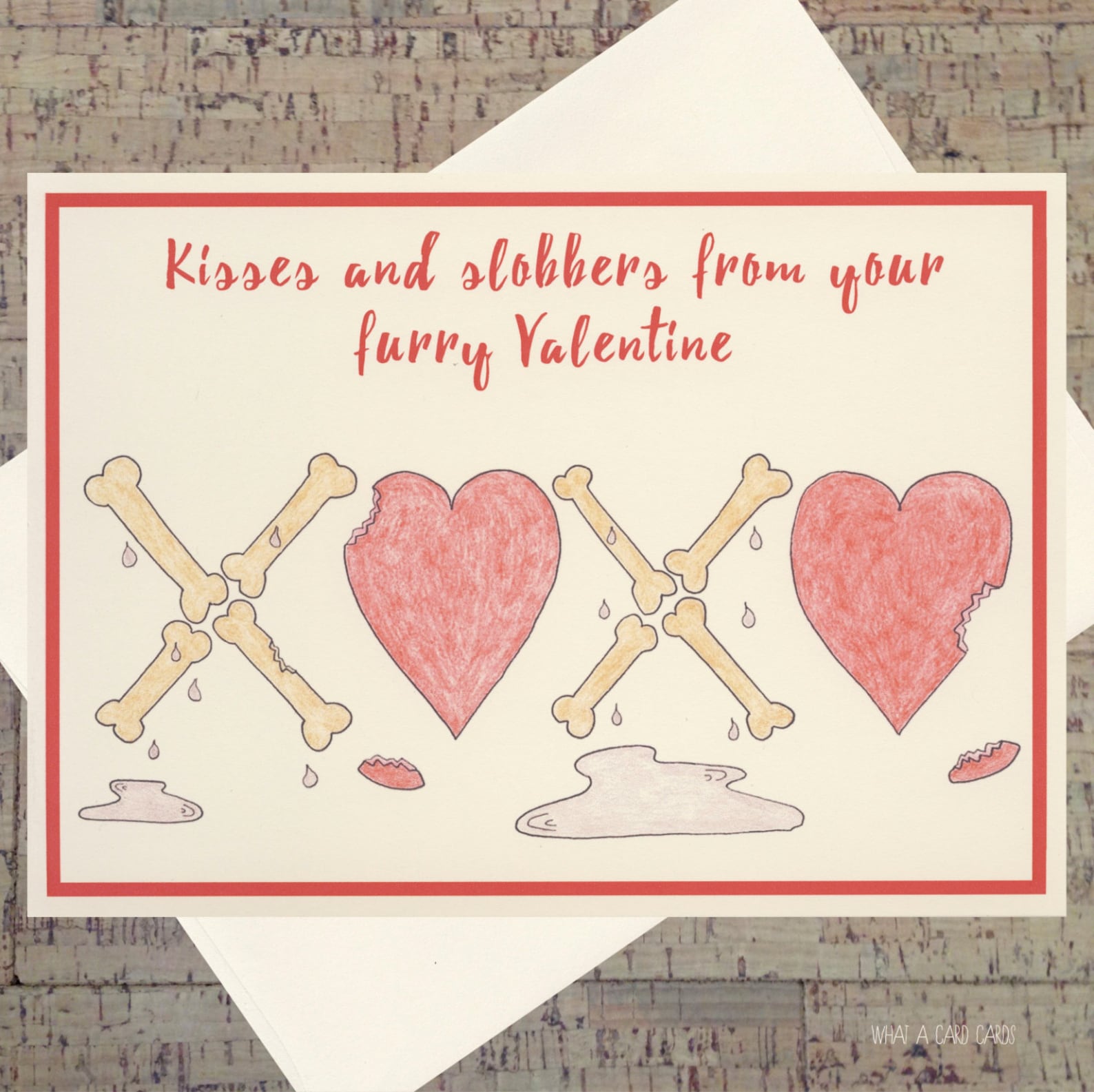 Dog Card Valentine Card for Dog Lover Valentine Card Funny - Etsy