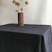 Black Tablecloth, Black Linen Tablecloth, Rectangle Tablecloth From ...