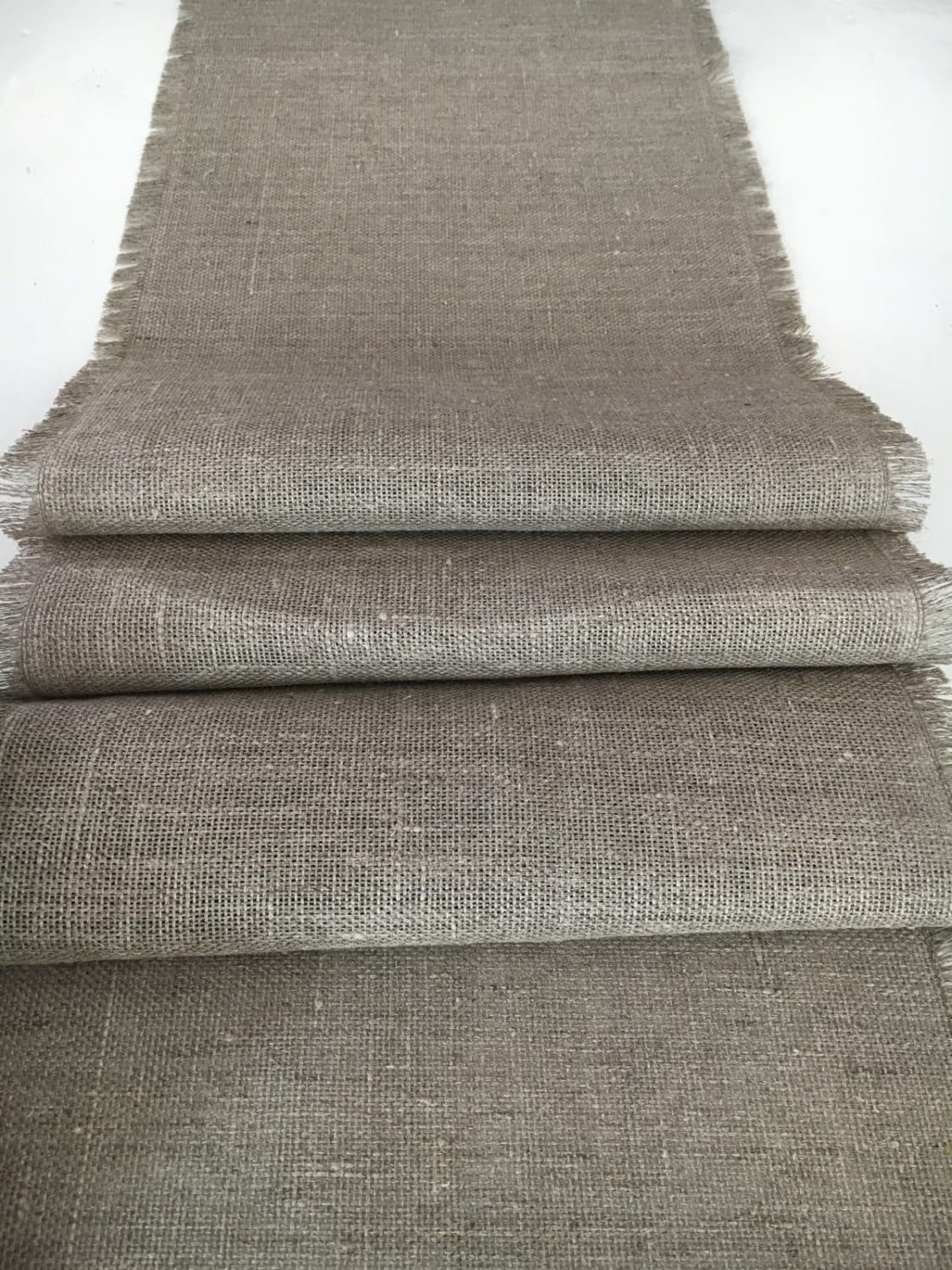 Natural Linen table runner Rustic Table Runner Wedding Table | Etsy